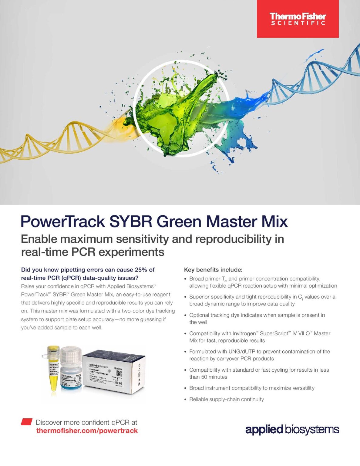 Choose the right SYBR™ Green master mix for your qPCR experiment ...